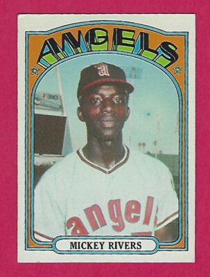 1972 Topps Mickey Rivers # 272 California Angels | eBay