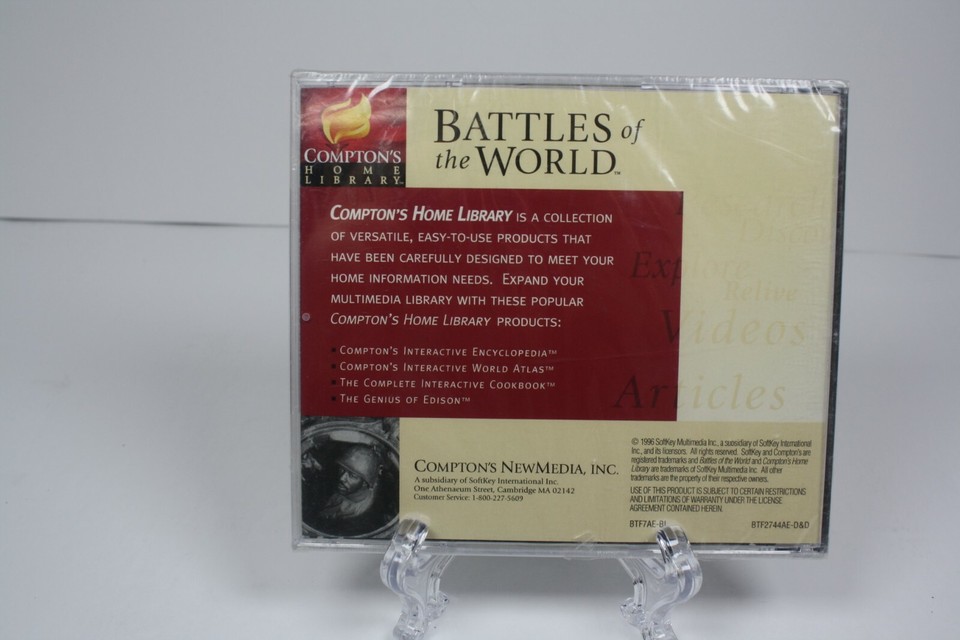 Compton's Home Library: Battles of the World Interactive History of War ...