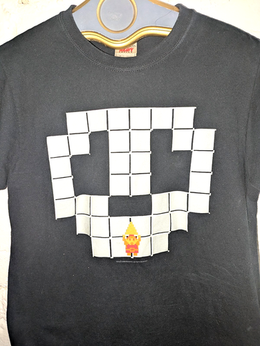 LEGEND OF ZELDA NINTENDO TSHIRT LINK & TRIFORCE 8-BIT GRAPHIC SIZE S ...