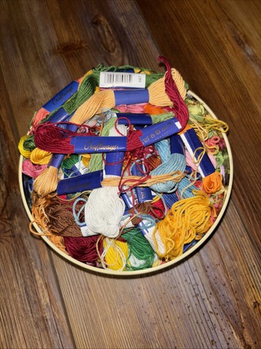 EMBROIDERY FLOSS Craftways American Thread Skeins Huge Lot Of 100+ | eBay