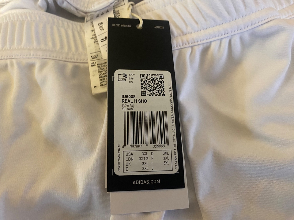 Adidas Real Madrid Shorts Home 24/25 - Mens Size 3XL | eBay UK