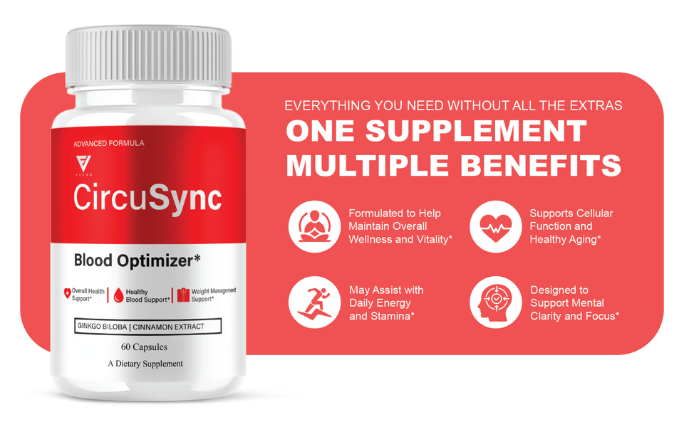 Circusync Blood Support, Circu Sync Advanced Supplement (60 Capsules ...
