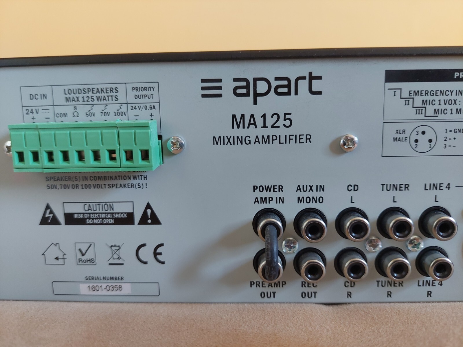 APART MA 125 Mixing Amplifier | eBay
