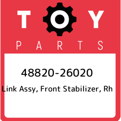48820-26020 Toyota Link assy, front stabilizer, rh 4882026020, New ...