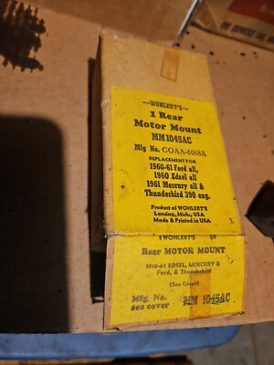 NORS WOHLERT'S MM1045AC Rear Motor Mount 60-61 EDSEL/Ford/61 MERC ...