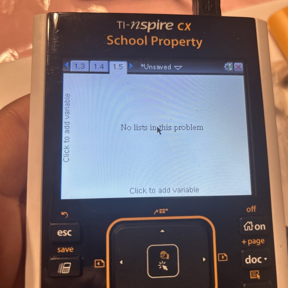 Texas Instruments TI Nspire CX Graphing Calculator With Case And Cover ...