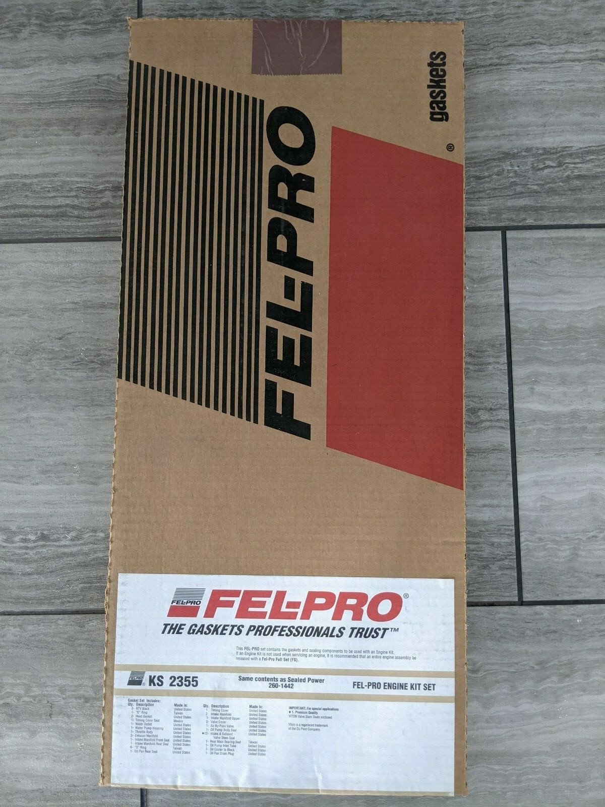 Engine Gasket Set-Kit Gasket Set Fel-Pro KS 2355 for sale online | eBay