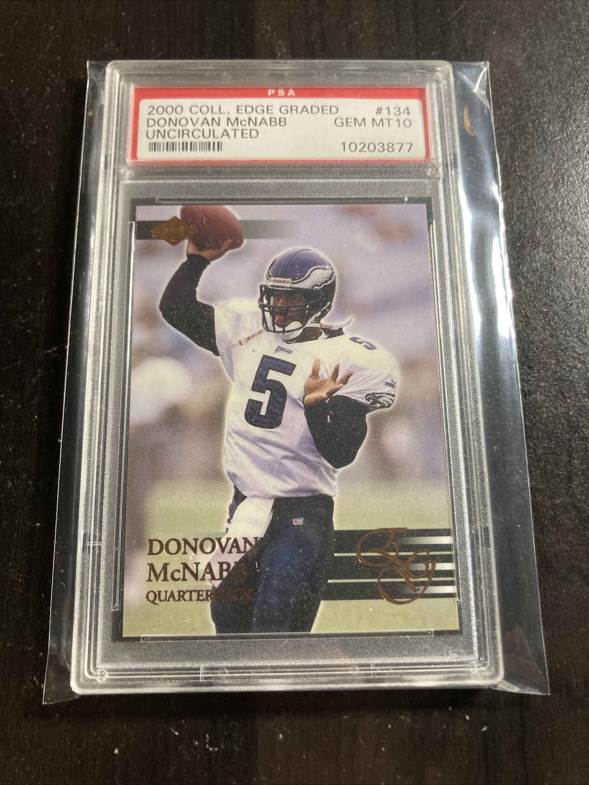 Donovan McNabb #134 EDGE LIMITED CARD 1 Of 5000 PSA 10 GEM MINT NFL ...