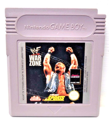 WWF Warzone Wrestling Nintendo Gameboy Game Boy Cartridge | eBay Australia