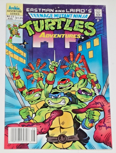 1991 ARCHIE COMICS TEENAGE MUTANT NINJA TURTLES ADVENTURES #23 VF- 1st ...