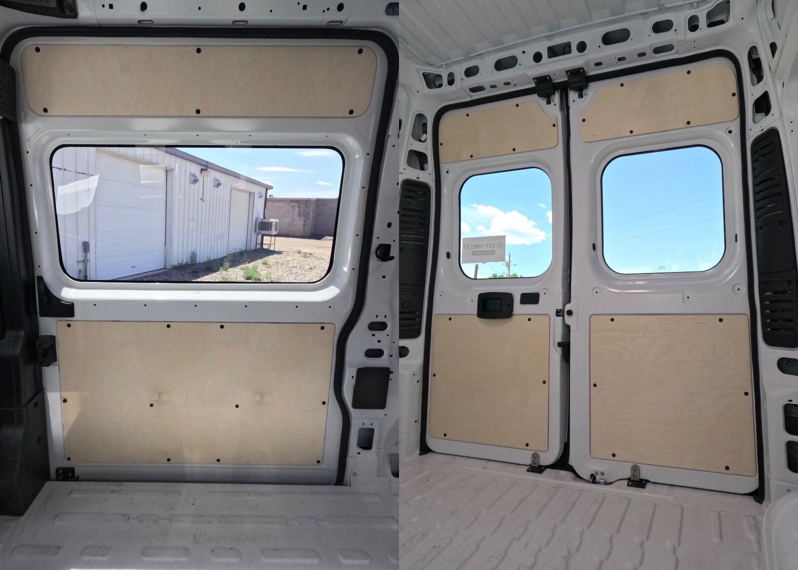 Ram Promaster Van Door Panels 6-Piece Set Baltic Birch Campervan | eBay