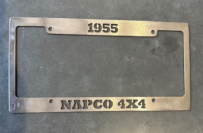 1955 Napco 4x4 License Plate Frame (Steel) | eBay