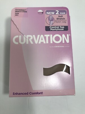 Curvation Curvaceous 1 Nude #3551 Soft Stretch Nylon Leg Control Top ...