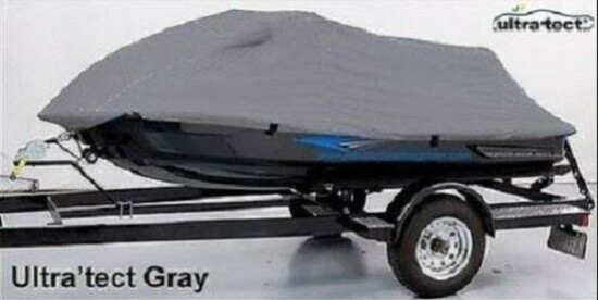 Custom PWC Jet ski cover - GREY Fits Yamaha Wave Runner GP1800R 2020 ...
