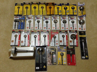 33 Forstner Drill Bits Irwin Freud Porter Cable Rotur Craftsman Fisch ...