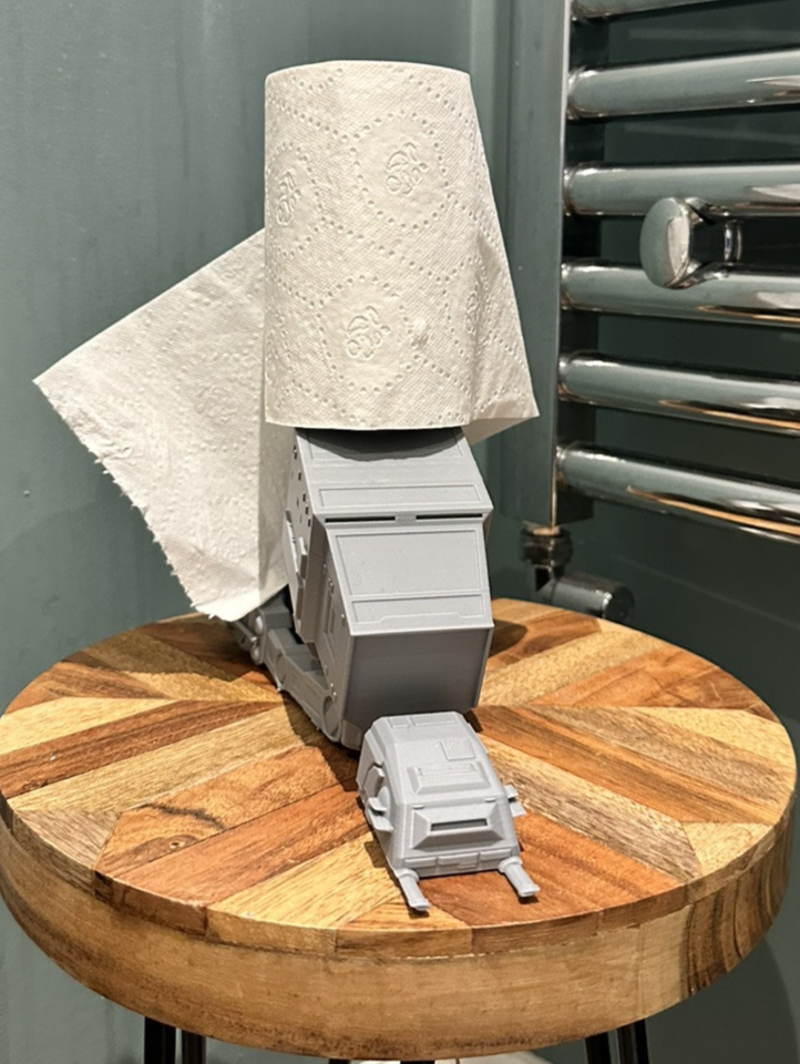 Star Wars ATAT Toilet Roll Holder Bathroom & Toilet Organiser ATAT ...