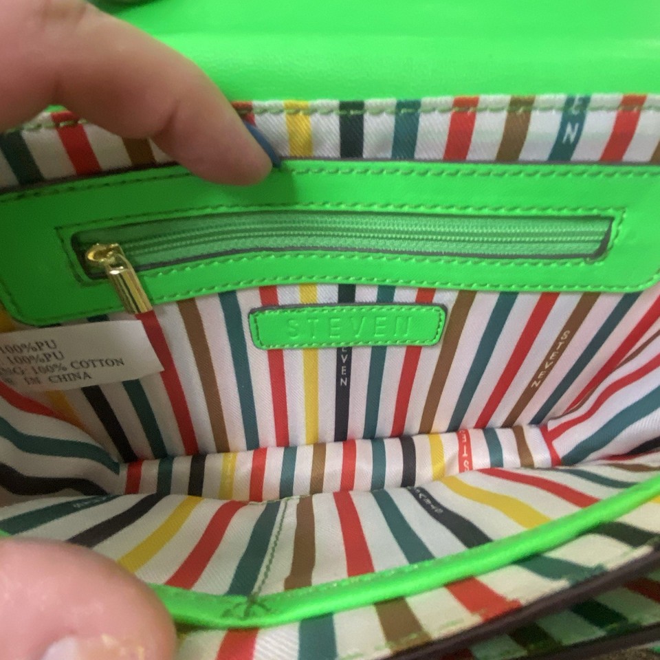 Steven By Steve Madden Neon Green Crossbody Bag | eBay