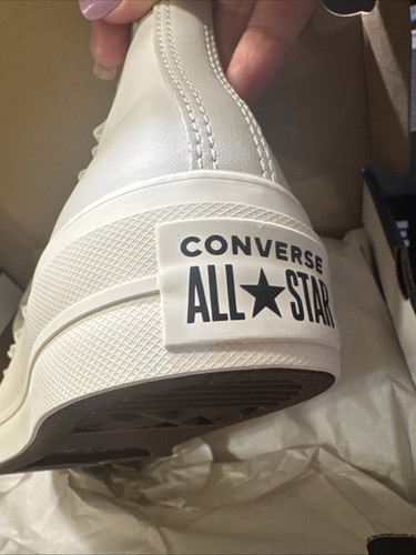 Converse Chuck Taylor All Star Lift High Top Vintage White Ruffle ...