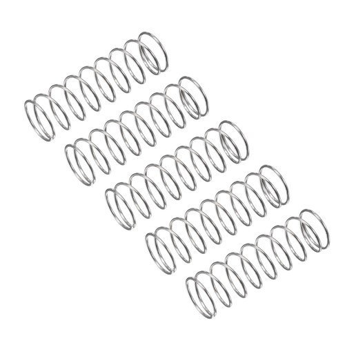 Compression Spring, 15Pcs 304 Stainless Steel, 16mm OD, 1mm Wire, 50mm ...