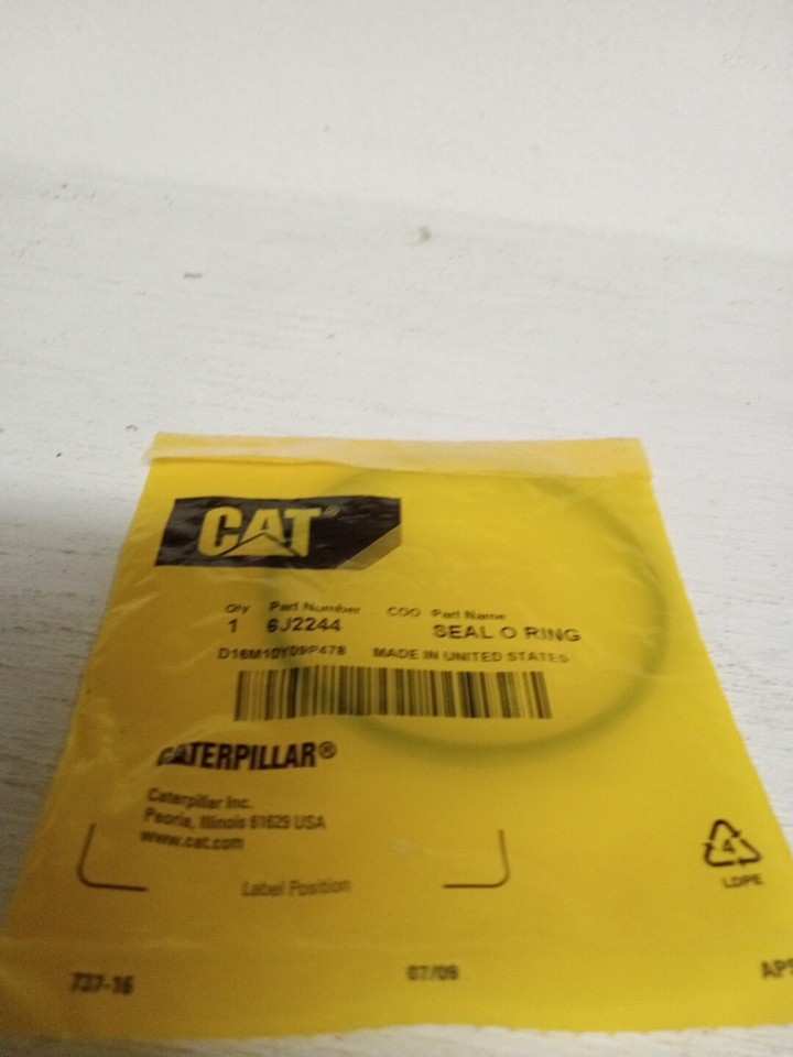 Caterpillar (Cat) 6J-2244 or 6J2244 Seal | eBay