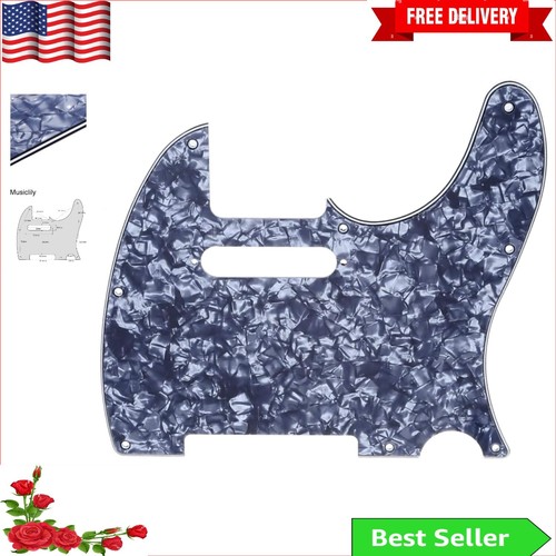 Premium Pearl Grey Pickguard for Fender Telecaster - 4ply Construction ...