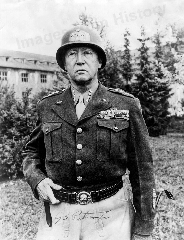 8x10 Print General George Patton Portrait 1940's #GEP | eBay