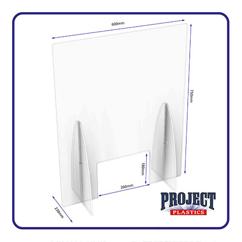 Protection Screen Guard Clear Perspex Acrylic Sneeze Guard Cough Till ...
