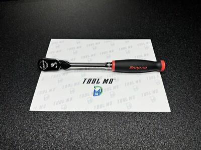 Snap-on Tools NEW 3/8" Drive RED Soft Grip MULTI-POSITION Head Ratchet ...