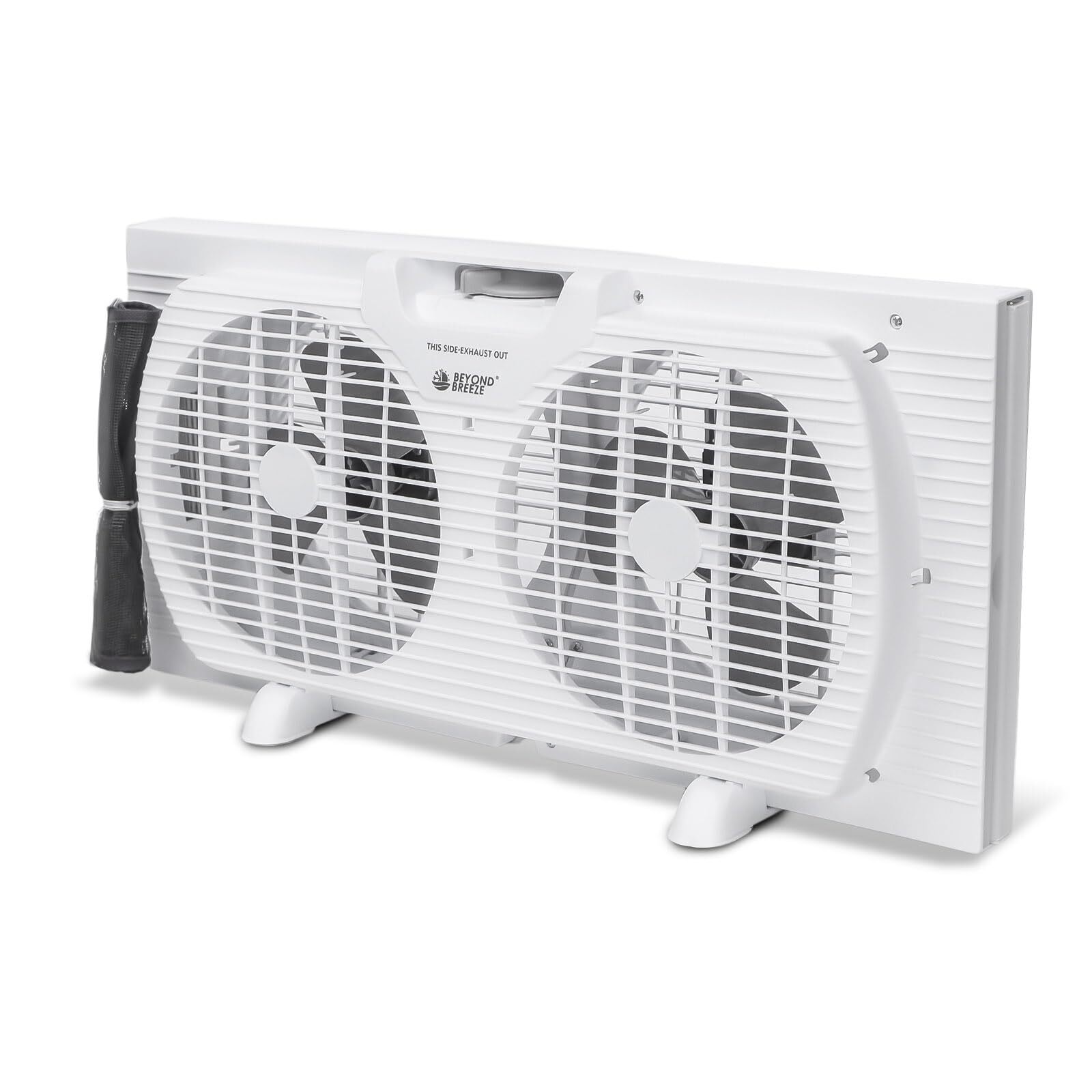 9" Twin Window Fan, 2-Speed Expandable Dual Window Fan with Reversible ...