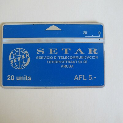 Used Aruba SETAR early phonecard | eBay