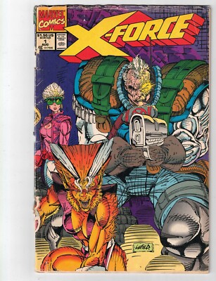 X-Force #1 Marvel Comics 1991 Direct Fair FAST SHIPPING! | eBay