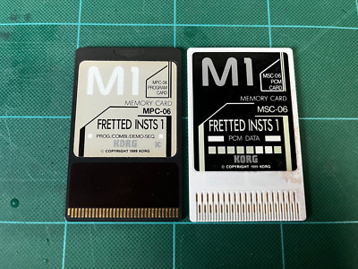 KORG M1 PCM PROGRAM CARDS FRETTED INSTS 1 MSC-6S MSC-06/MPC-06 | eBay