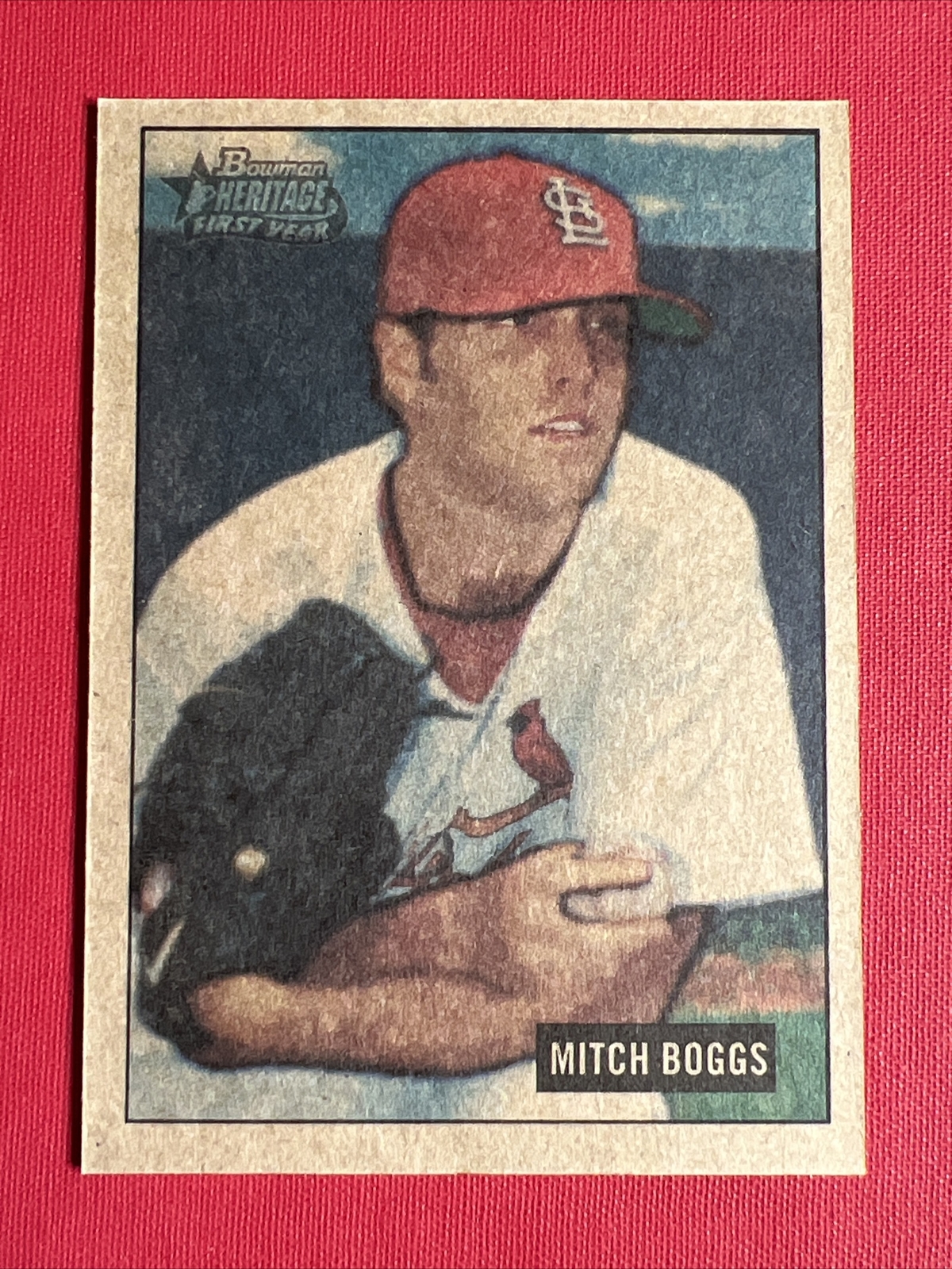 2005 Bowman Heritage Mahogany Parallel #295 Mitch Boggs St. Louis ...