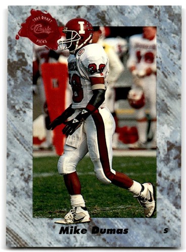 1991 Classic Draft Picks Mike Dumas Indiana Hoosiers #124 | eBay