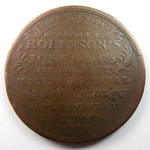 1833 - Robinson's Jones & Co - Attleboro, MA - Hard Times Token | eBay
