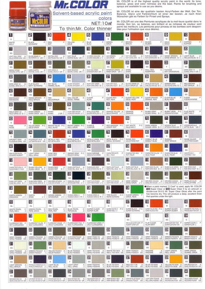 GSI Creos Mr.Color Model Paint: Semi-Gloss Light Blue | eBay
