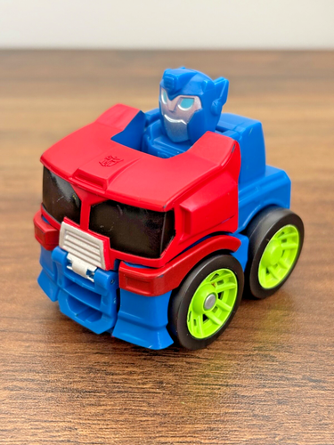 TRANSFORMERS Rescue Bots Academy Mini Bot Racer OPTIMUS PRIME Robot Car ...