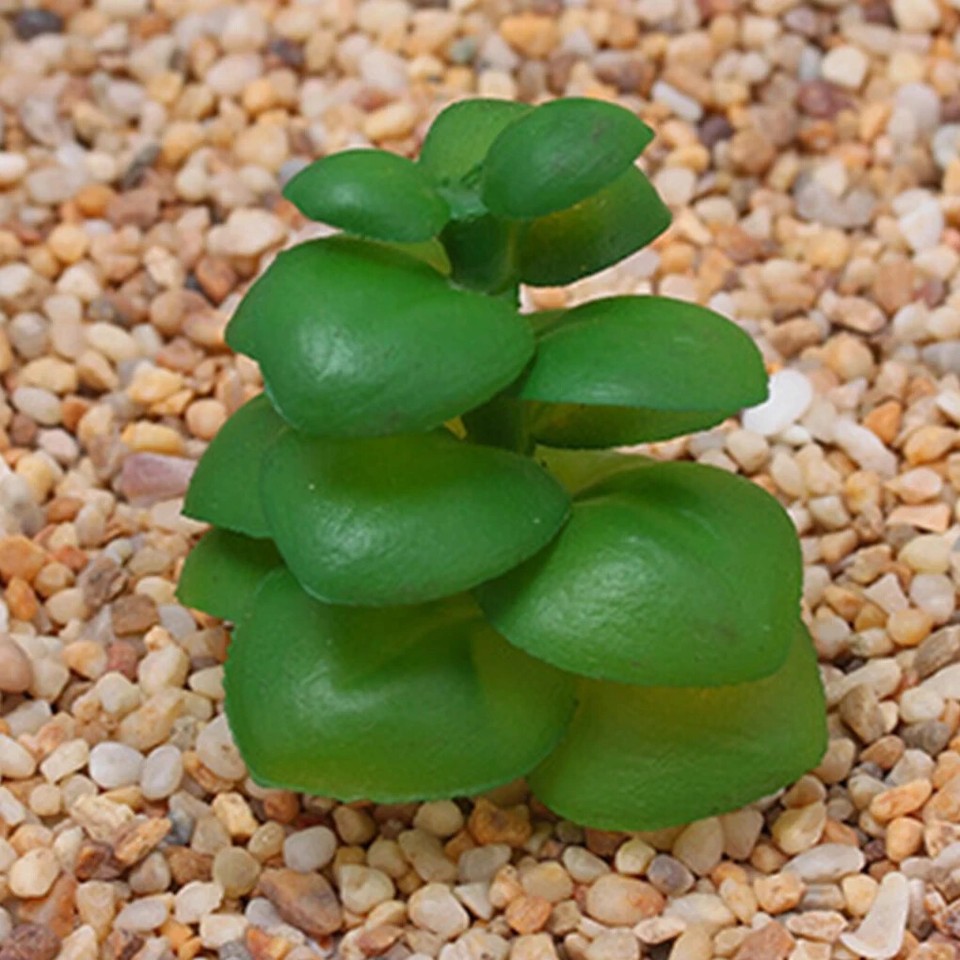 12 Pcs Mini Artificial Random Succulent Plant Decor Unpot Simulation ...