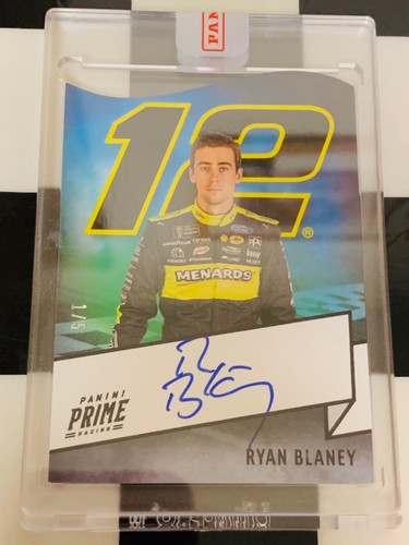 2019 Panini Prime - Prime Number Die-Cut Signatures Black #N-RB Ryan ...