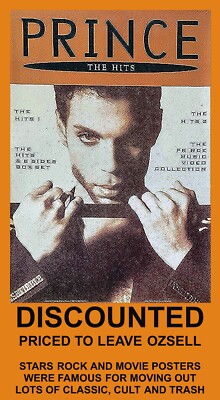 @ MUSIC POSTER: PRINCE 1993 The Hits and the B sides promo pristine Goldnigga | eBay