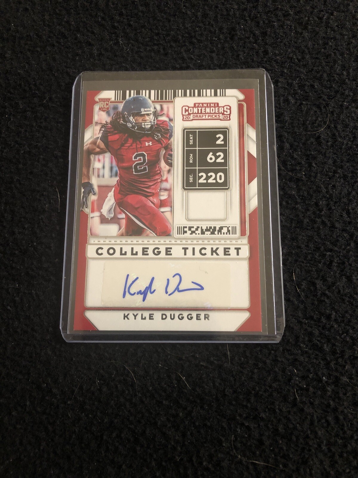 2020 Contenders Draft Picks Kyle Dugger Rookie Autograph Card. Hot ...
