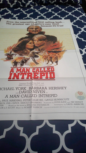 1979 Swiss poster A Man Called Intrepid Michael York Barbara Hershey ...