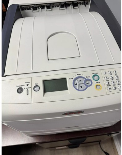 OKI Pro8432wt White Toner Printer w/ accessories | eBay