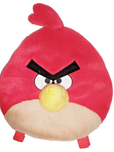 RED ANGRY BIRDS BACKPACK SLING SHOULDER SCHOOL SPORT GYM KID TOTE BAG ...