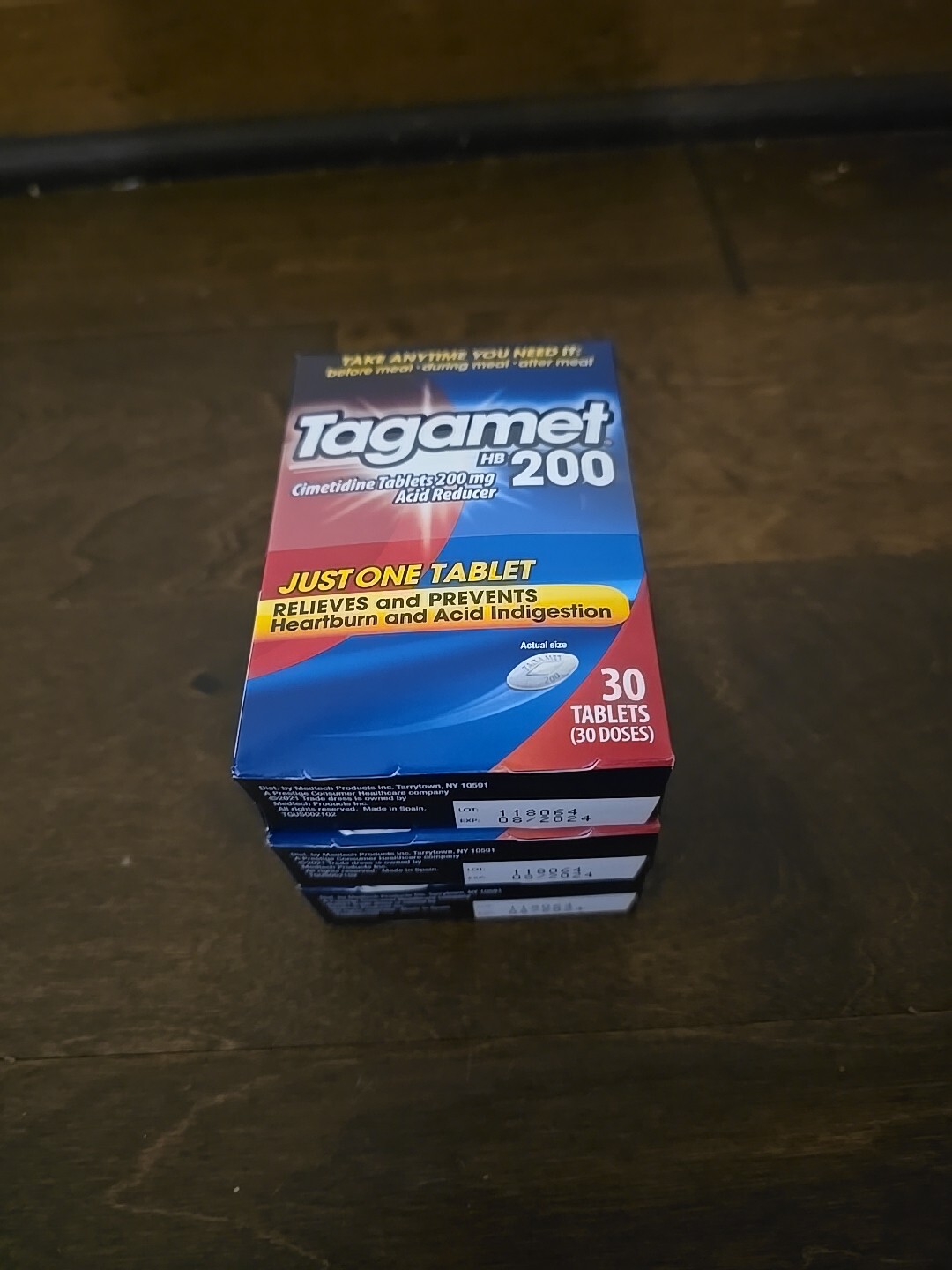 3 PK Tagamet Acid Reducer 200mg Cimetidine Tablets 90 Total ...