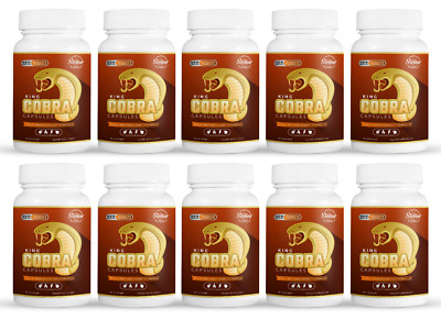 10 Pack King Cobra Capsules for Men-New Improved Formula-90 Capsules ...