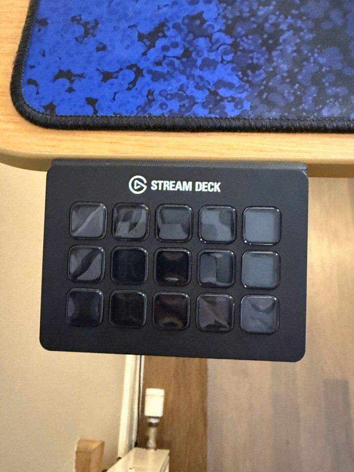 Elgato Stream Deck 15 Key Mk.2 Under Desk Mount (Stream Deck Not ...