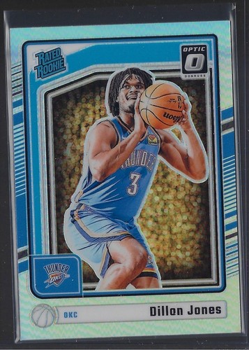 Dillon Jones 2024-25 Panini Donruss Optic Silver Prizm Rated Rookie ...