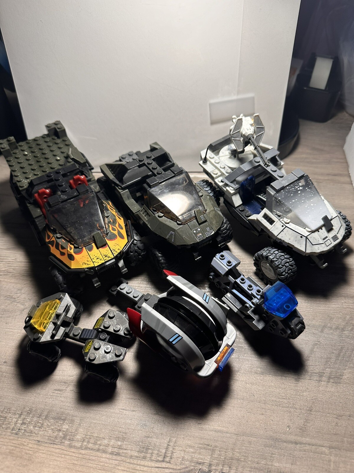 Halo Mega Bloks Construx Vehicle Lot Warthogs Mongoose Chopper Bike | eBay