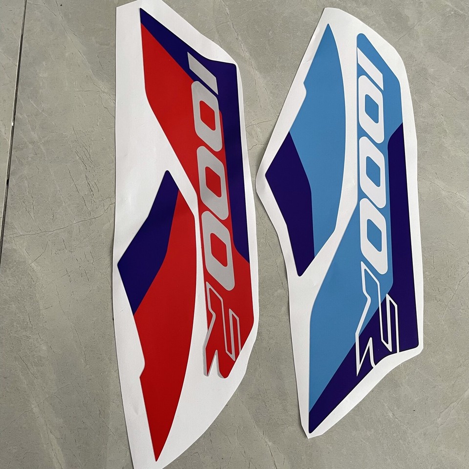 Blue black Body Fairing Sticker Decals For BMW S1000R M1000R 2021 2022 ...